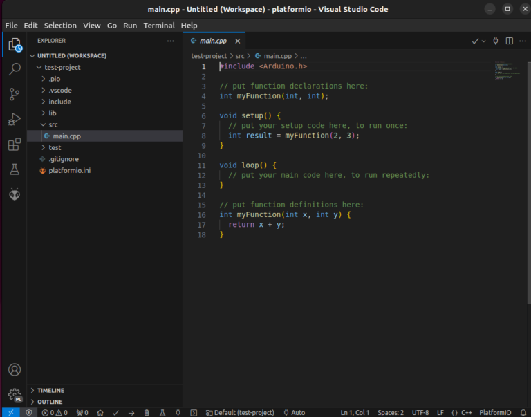 Schritt-für-Schritt: ESP8266 mit PlatformIO programmieren